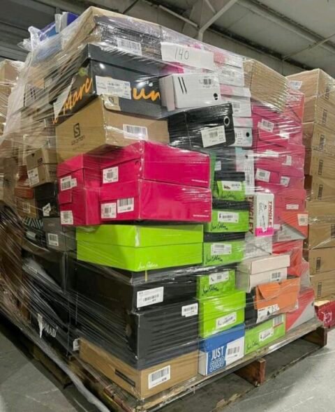 Amazing Shoe Pallets - Mixed Shoes 114 - Bulk Pallet Liquidation